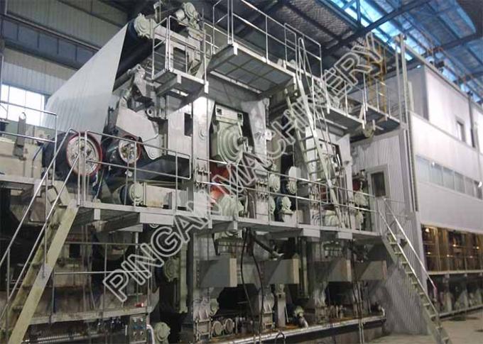 Two Fourdrinier Wire Kraft Paper Making Machine Multi Dryers Right Hand ...
