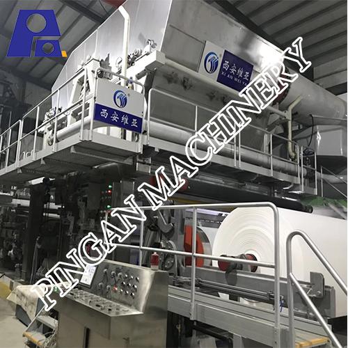 Hydraulic Headbox Tissue Paper Machine 20T/D Mechanical Drive