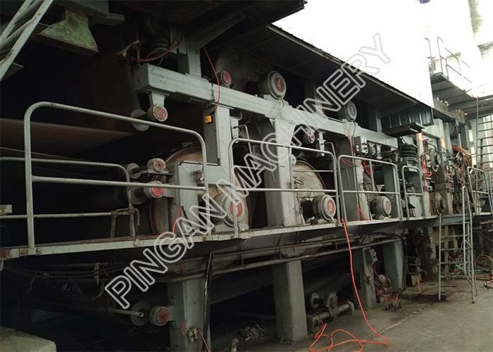 Single Floor Layout Kraft Packing Paper Making Machine Digital Control ...